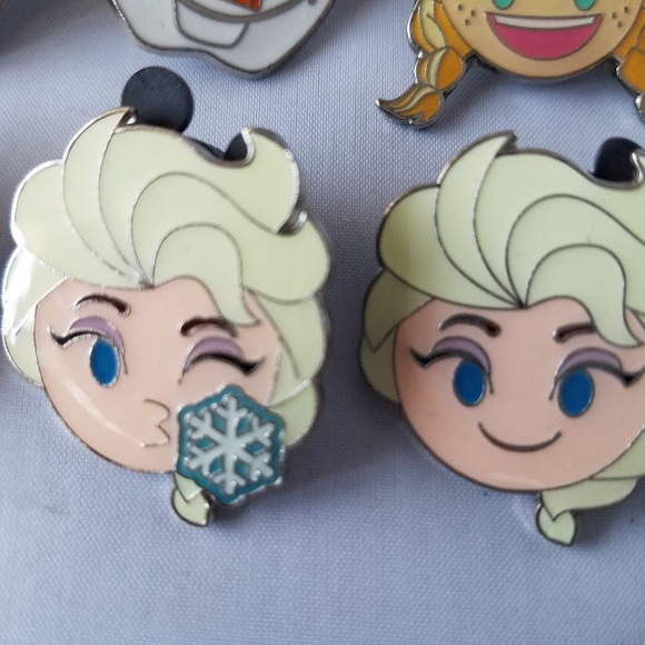 Disney | Accessories | Disney Trading Pins Lot Of 6 Frozen Movie Theme ...